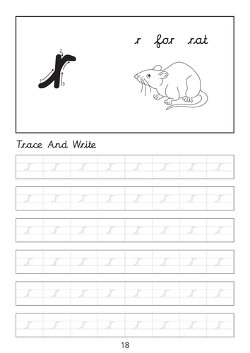 Set of cursive small letters a to z line worksheets sheets with ...