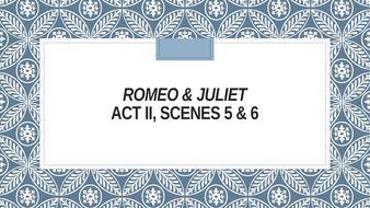 Romeo and Juliet Act 2 | Teaching Resources