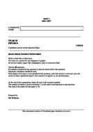 Physics Year 10 Term 1 Test Paper | Teaching Resources
