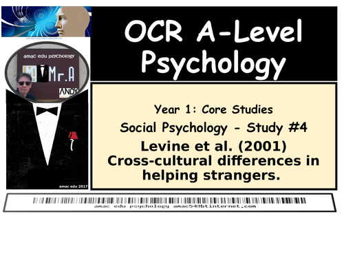 OCR A-Level Psychology: Core Studies 1 to 10. All in one bundle ...