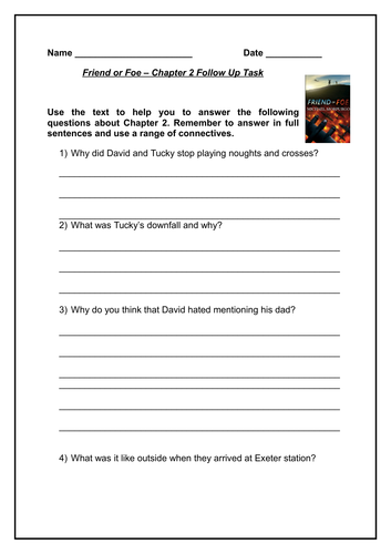 Friend or Foe Guided Reading planning | Teaching Resources