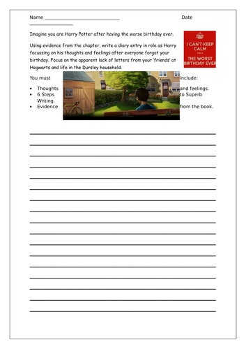 Harry Potter and the Chamber of Secrets - guided reading planning ...