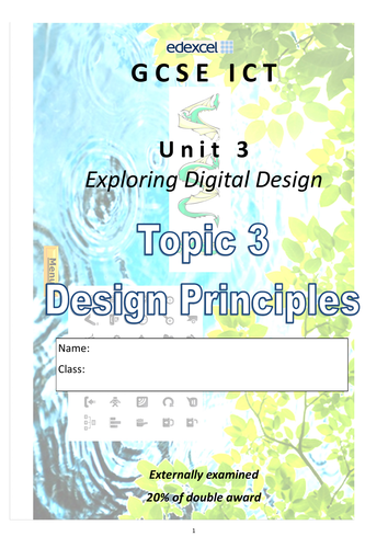 ICT Exploring Digital Design- Design Principles | Teaching Resources