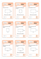 Area and Perimeter (Loop Cards) | Teaching Resources