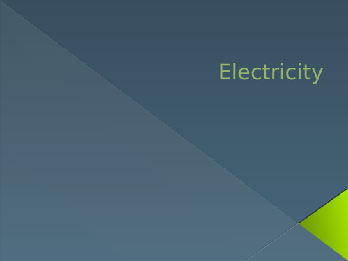 Electricity Classroom Lesson Presentation Slides (55 Slides) | Teaching ...