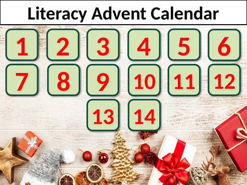 Christmas English/Literacy Advent Calendar | Teaching Resources