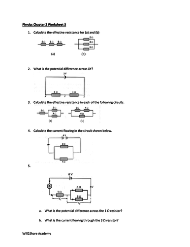 Ohm's Law in Parallel and Series Circuits with Bonus material ...