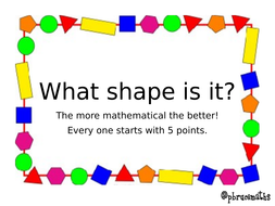 What shape is it? | Teaching Resources