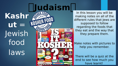 Jewish Food Laws | Teaching Resources