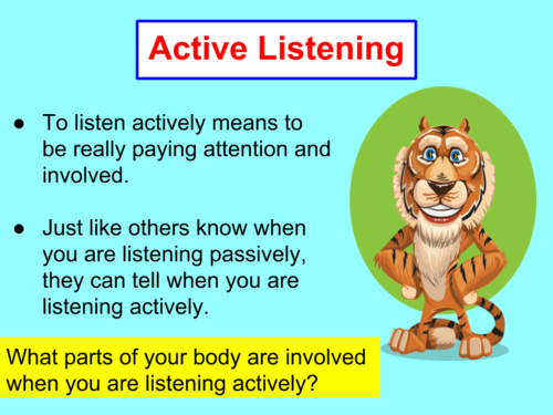 Active Listening | Teaching Resources