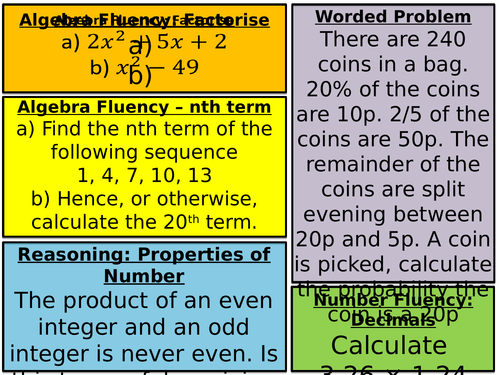 Foundation Tier Starter Skills Pack | Teaching Resources