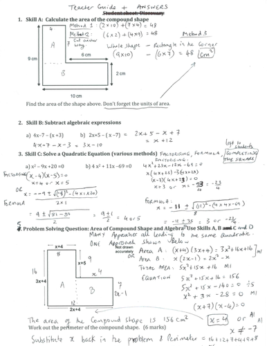 9 1 Gcse Maths Problem Solving 5 Teaching Resources