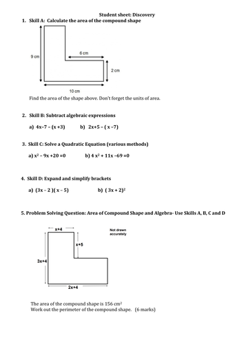 9 1 Gcse Maths Problem Solving 5 Teaching Resources