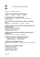 Christmas Quiz - The Ultimate Christmas Quiz | Teaching Resources
