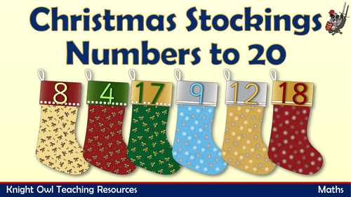 Christmas Stockings - Number to 20 | Teaching Resources