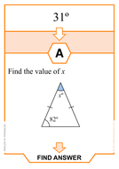 Angles in Triangles (Treasure Hunt) | Teaching Resources
