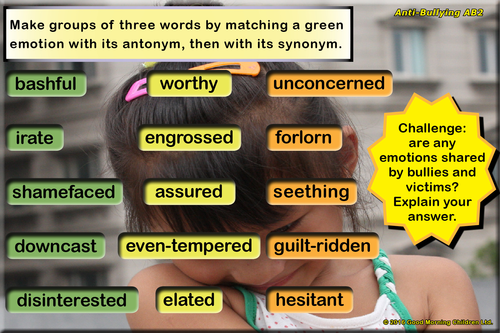 Anti-Bullying Lesson Starters / Discussion Points for 10 to 11 years ...