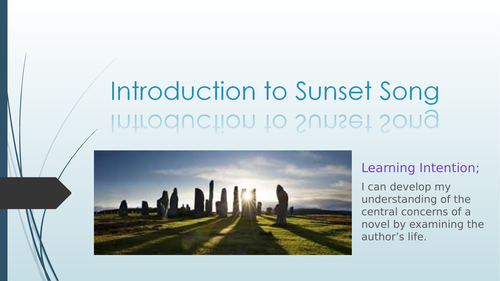 Sunset Song - Lewis Grassic Gibbons | Teaching Resources