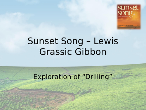 Sunset Song - Lewis Grassic Gibbons | Teaching Resources
