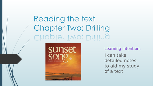 Sunset Song - Lewis Grassic Gibbons | Teaching Resources