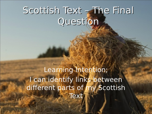 Sunset Song - Lewis Grassic Gibbons | Teaching Resources