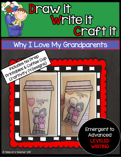 Why I Love My Grandparents Writing Craftivity | Teaching Resources