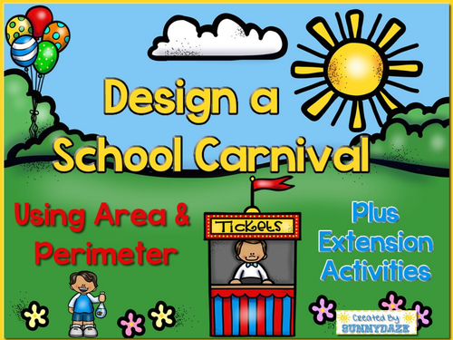 Project Based Learning: Area & Perimeter {Design a School Carnival ...