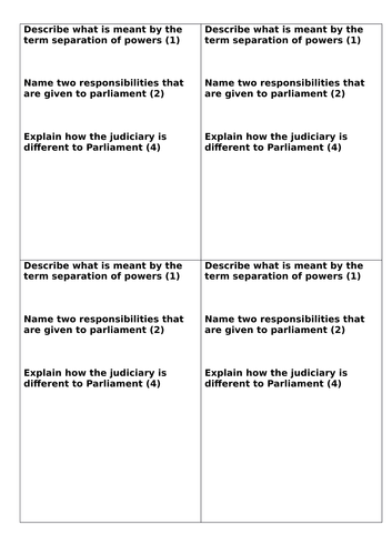 26 AQA 9-1 Citizenship Politics and Participation worksheets that ...