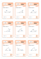 Angles in Triangles (Loop Cards) | Teaching Resources