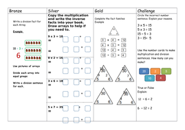 Year 2 Understanding Division is the inverse of multiplication ...