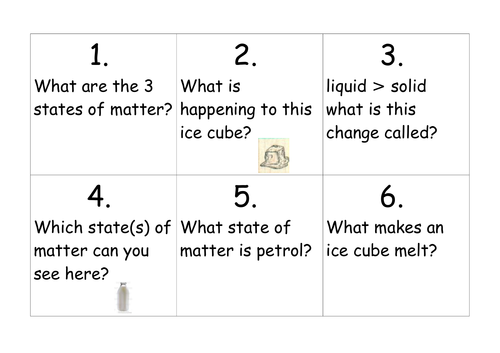 Science - States of matter UKS2 | Teaching Resources