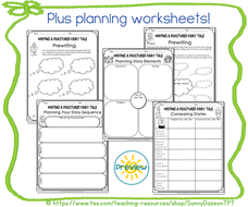 Writing Fractured Fairy Tales (LapBook & Planning Sheets) | Teaching ...