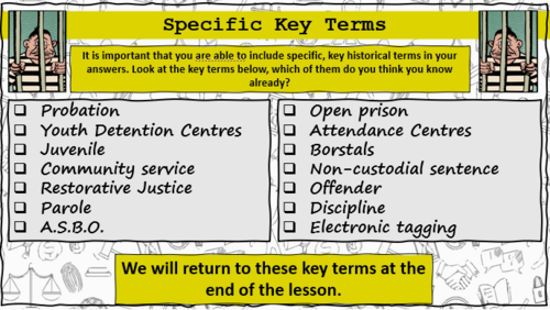 Modern Prison Reform Youth - Crime & Punishment - GCSE History Edexcel ...