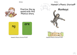 Monkeys, Hannah's Phonics Stories, ng story | Teaching Resources