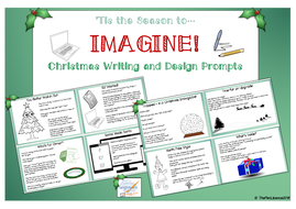 IMAGINE! Christmas Writing and Design Prompts. | Teaching Resources