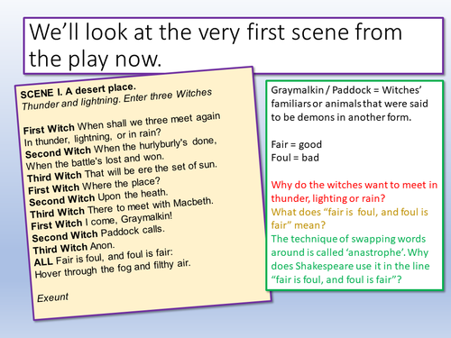 Macbeth Witches | Teaching Resources