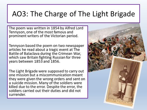 Charge of the Light Brigade | Teaching Resources