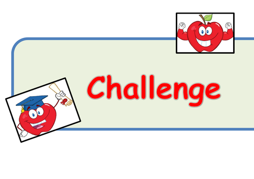 Challenge area display banner | Teaching Resources