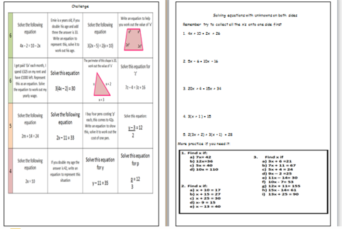 GCSE maths algebra lessons covering factorizing quadratics/solving ...