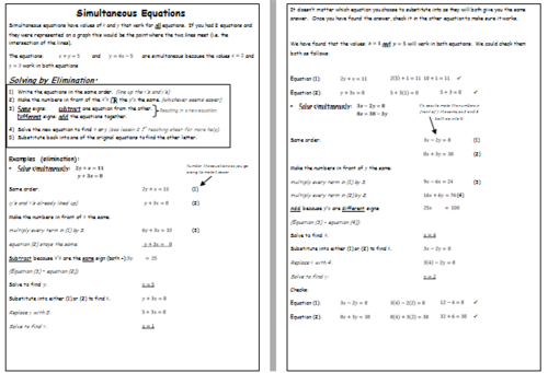 GCSE maths algebra lessons covering factorizing quadratics/solving ...