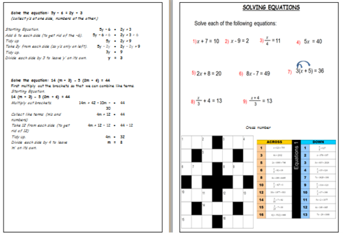 GCSE maths algebra lessons covering factorizing quadratics/solving ...