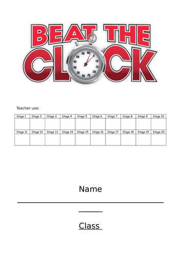Beat the Clock - all files | Teaching Resources