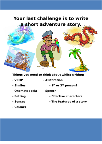 Creative Writing - Discovery Island | Teaching Resources