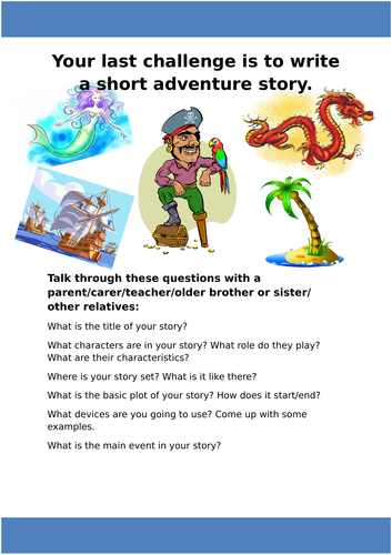 Creative Writing - Discovery Island | Teaching Resources