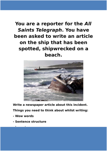 Creative Writing - Discovery Island | Teaching Resources