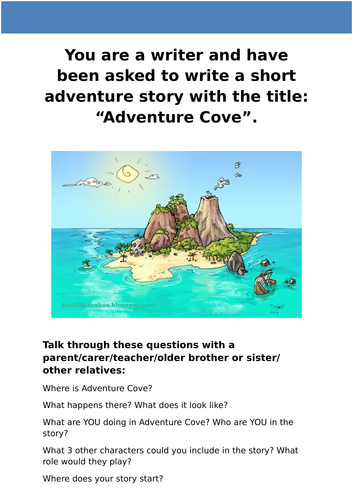 Creative Writing - Discovery Island | Teaching Resources