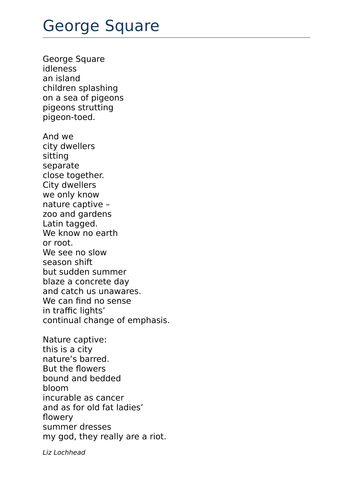 Poetry Unit of Work | Teaching Resources