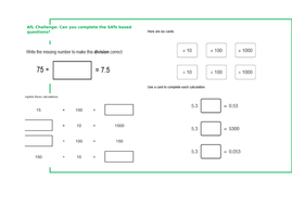Multiply and Divide by 10, 100 and 1000. | Teaching Resources
