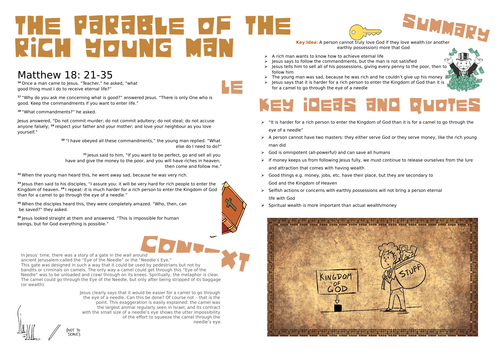 Parables of Jesus: Rich Young Man - Story, Themes, Importance and ...