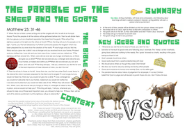 Parables of Jesus: The Sheep and the Goats - Story, Themes, Importance ...